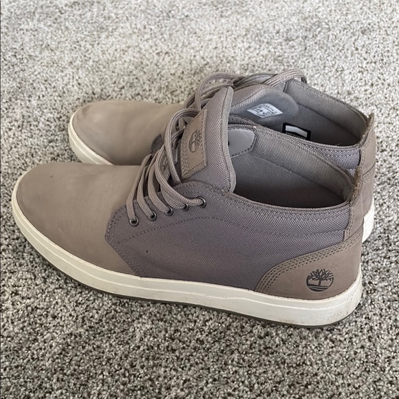 Timberland | Shoes | Timberland Mens Gray Hightop Sneakers Size 15 ...